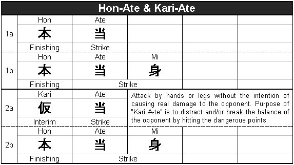 Japanese Atemi Waza Vital Points