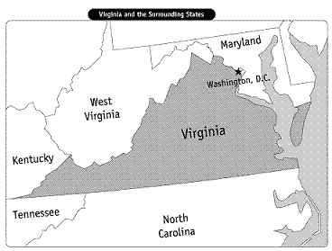Different Regions Of Virginia