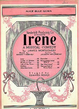 Musical Theater Research Project: Irene
