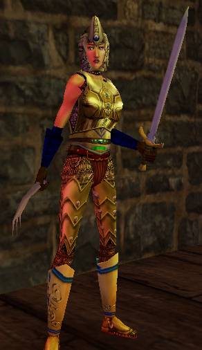 Ellandra Ellorian The Half Elf Bard