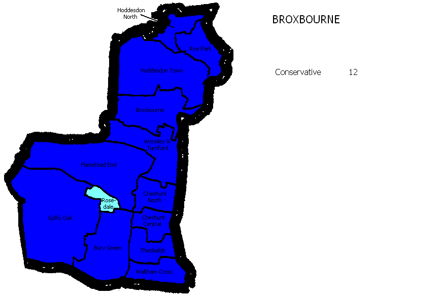 Broxbourne Borough Council Election 2004
