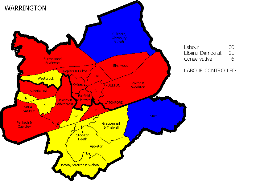 Warrington Borough Council Election 2004