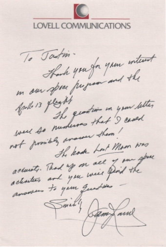 Autograph Gallery - Jim Lovell