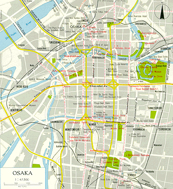 Osaka map