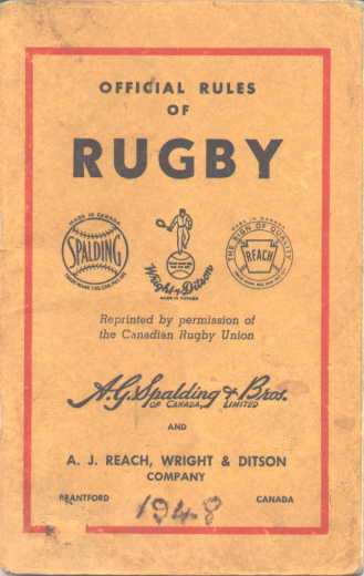 1948 CRU Rule Book