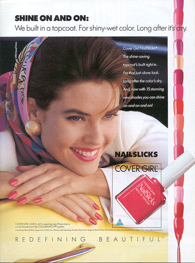 Carol Alt Cover Girl Ads Page