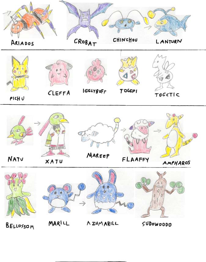 Pokemon 168 thru 185