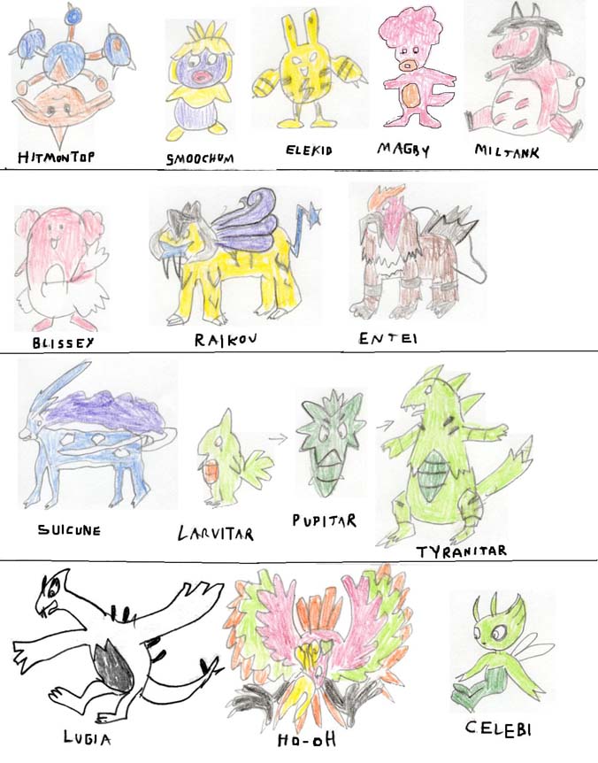 Pokemon 237 thru 251