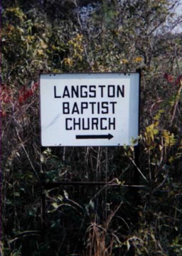 LANGSTON FAMILY CEMETARY PHOTOGRAPHS