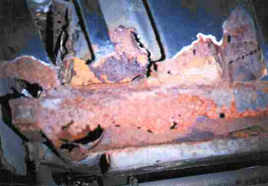 Rust near front jacking point