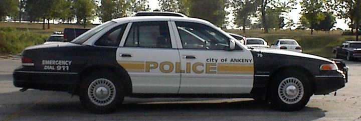 Ankeny, IA dare car 93 Crown Vic