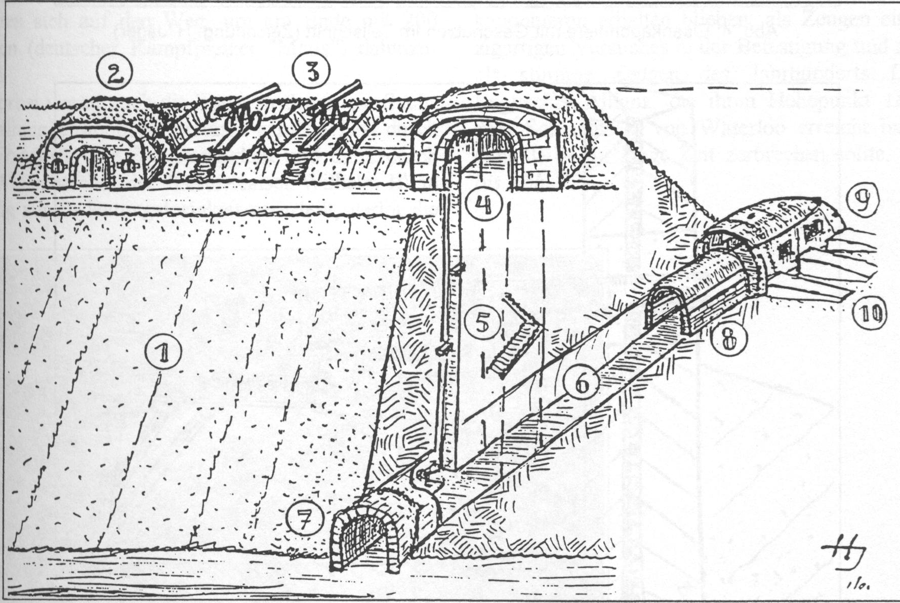 Structure du rempart