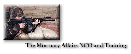 Training and the Mortuary Affairs NCO