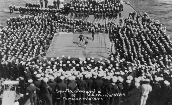 Photographs of Ship Board Life on the Battleship USS Florida BB-30