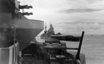 A view of the HMS Nelson