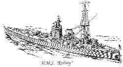 HMS Rodney - Drawings