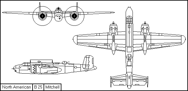 NORTH AMERICAN B25 "Mitchell"