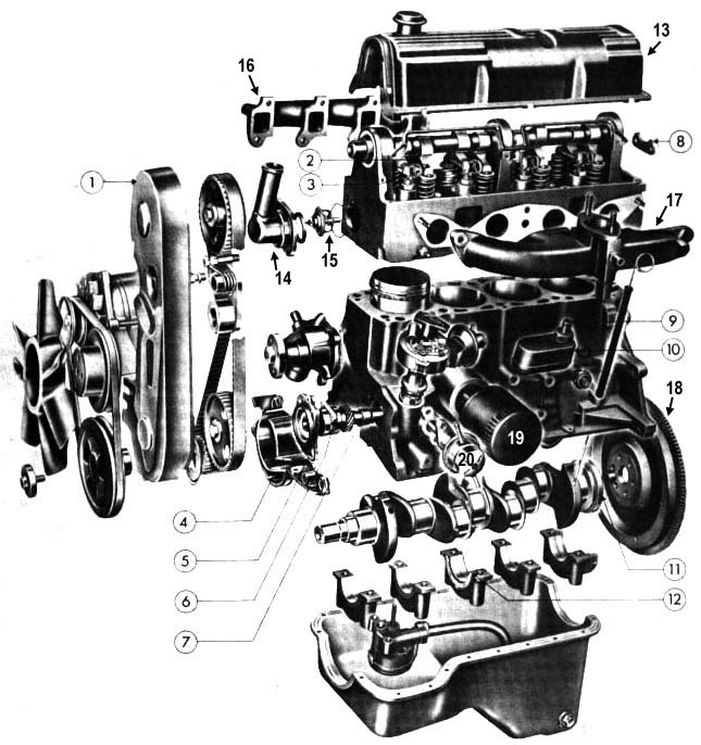 Thomas Scherrer Ford Taunus 1.6L engine