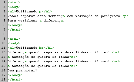 Linguagem HTML