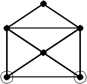 In this drawing there are 2 odd nodes, which means that there is a ...