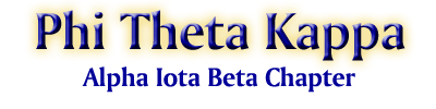 Phi Theta Kappa - Alpha Iota Beta Chapter