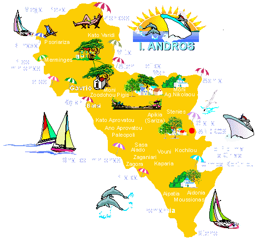 Andros villas and apartments, villas in andros, andros villas, cyclades ...