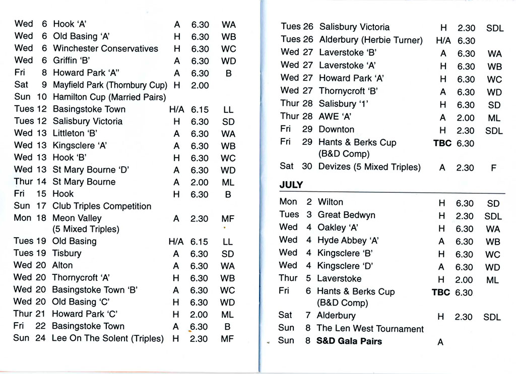 Andover Bowling Club