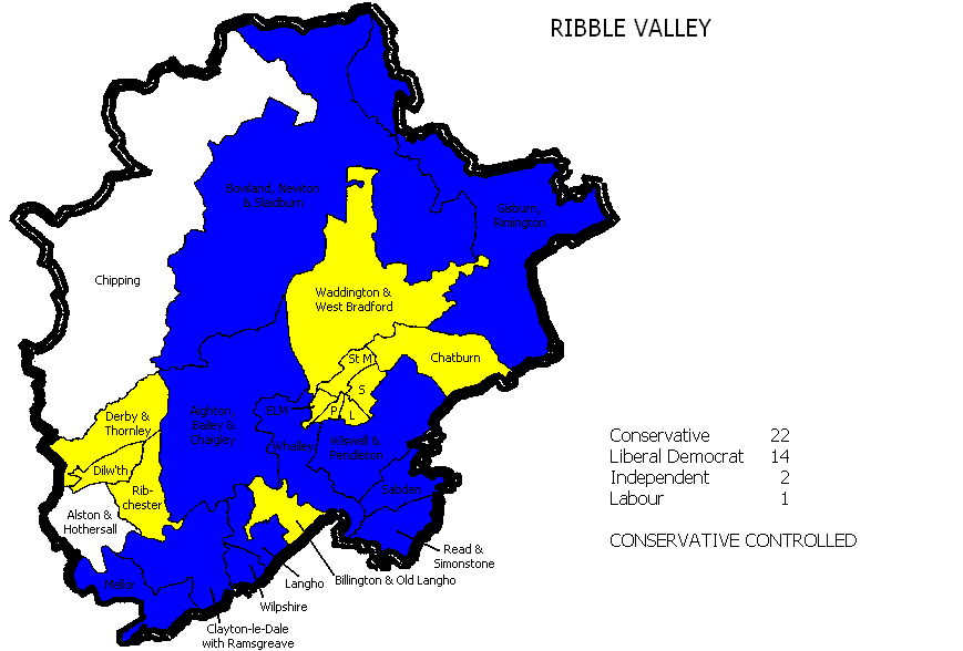 Ribble Valley Borough Council Election 2003