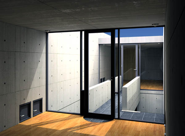 Tadao Ando, Row house (Azuma House)