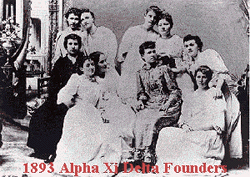 Alpha Xi Delta was founded in 1893 at Lombard College