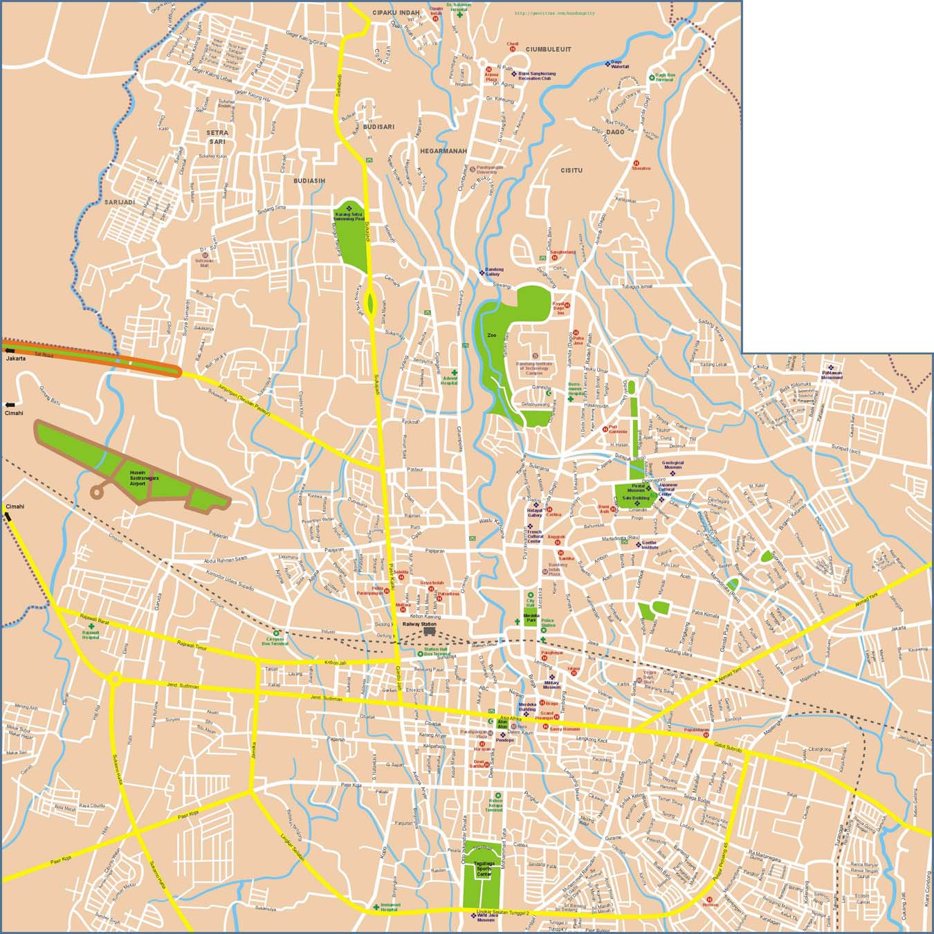 BANDUNG MAP