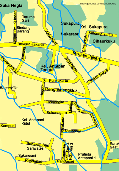 BANDUNG MAP