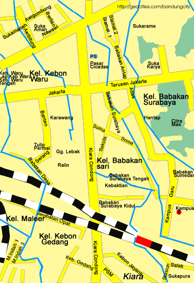 BANDUNG MAP