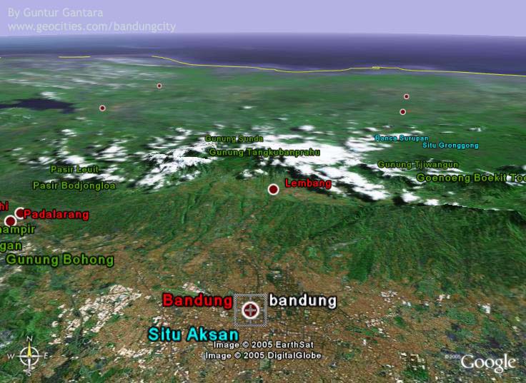 Bandung's Satellite Photo