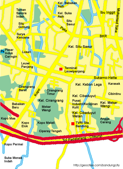 BANDUNG MAP