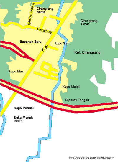 BANDUNG MAP