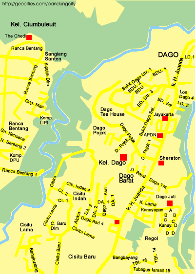 BANDUNG MAP