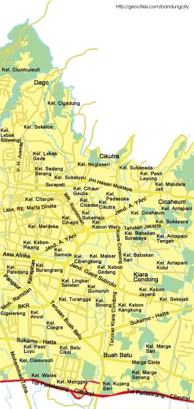 BANDUNG MAP