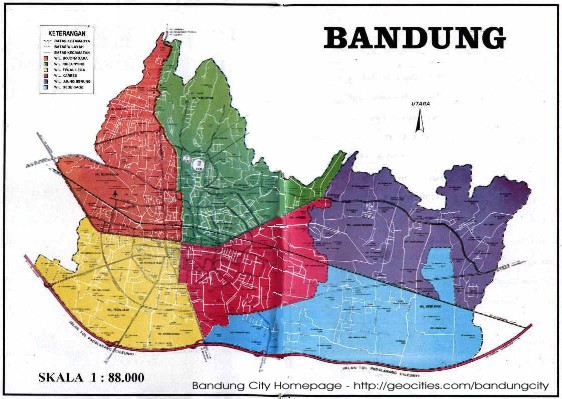 BANDUNG MAP