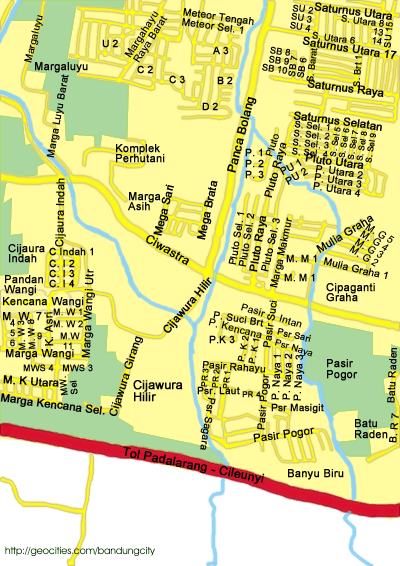 BANDUNG MAP