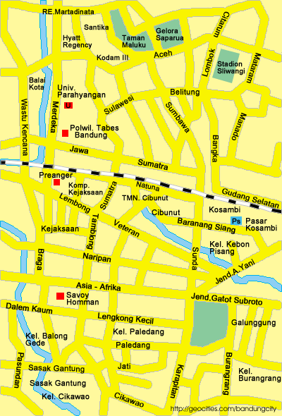 BANDUNG MAP