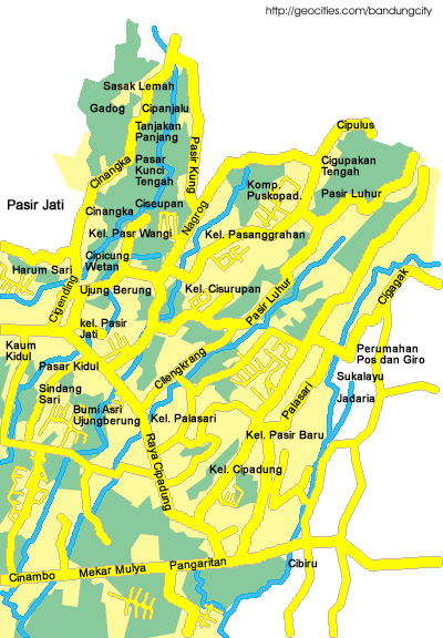 BANDUNG MAP