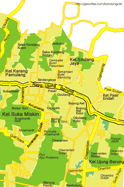 BANDUNG MAP
