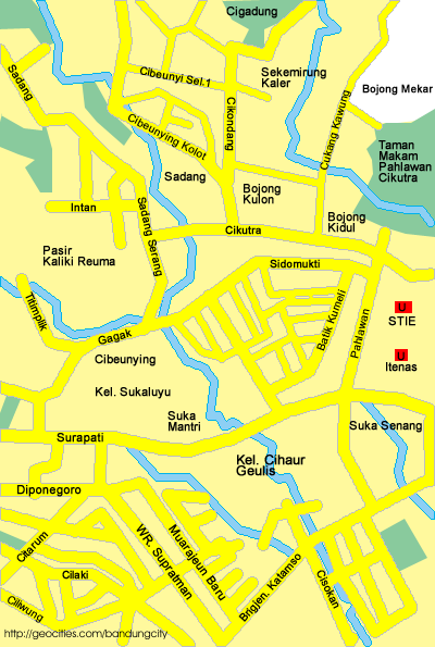 BANDUNG MAP