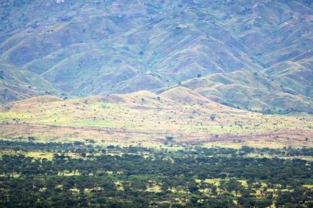 Evolution des limites du Parc National des Virunga