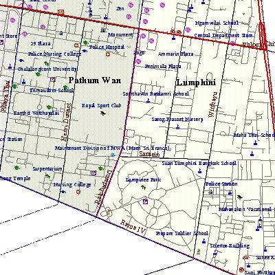 Bangkok District Maps
