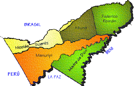 Pando - Historia - Turismo - Mapas y Fotos - Departamentos de Bolivia ...