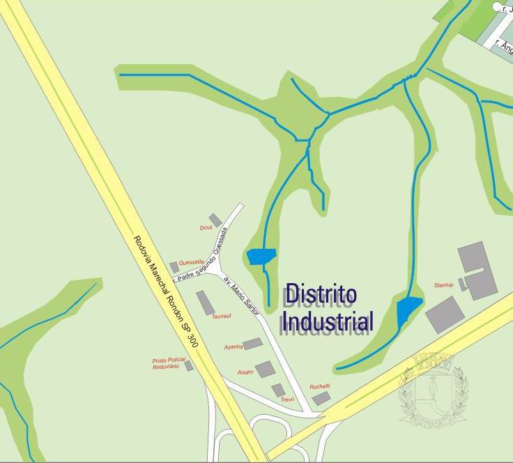 Mapas do setor norte de Botucatu