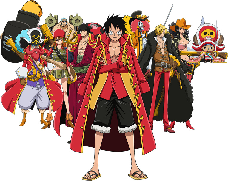 Luffy and his crew