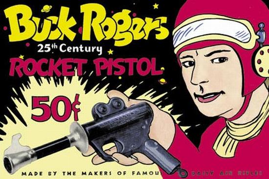 Daisy, Rocket, Disintegrator and Atomic Pistols - Buck Rogers in the ...